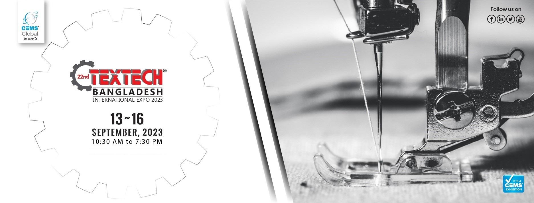 Invitation to the 22nd Textech Bangladesh 2023 International Expo – NextFashion